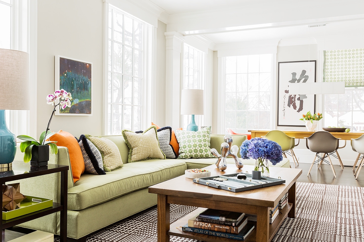 Decorating Ideas - Colorful Mixing and Matching COCOCOZY