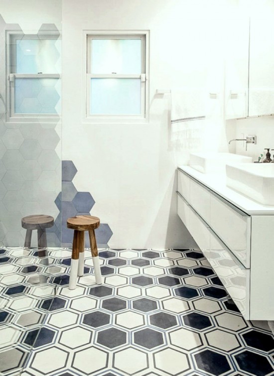 5 Bold Bathroom Tile Floors COCOCOZY