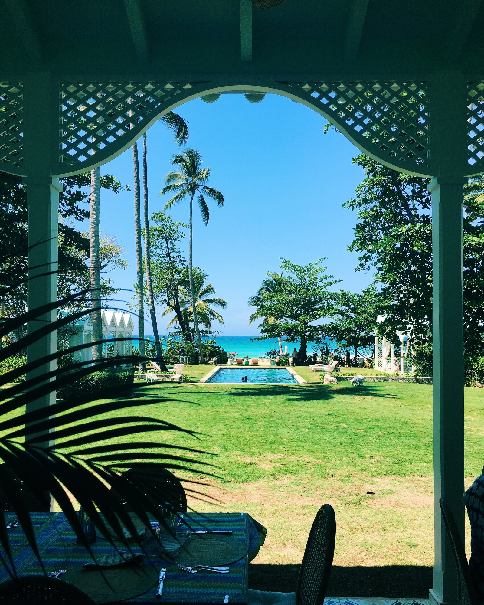 Spring Outdoor Entertaining - Island Inspired Table