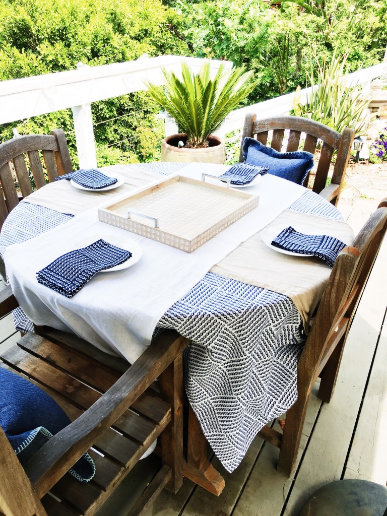 Spring Outdoor Entertaining - Island Inspired Table