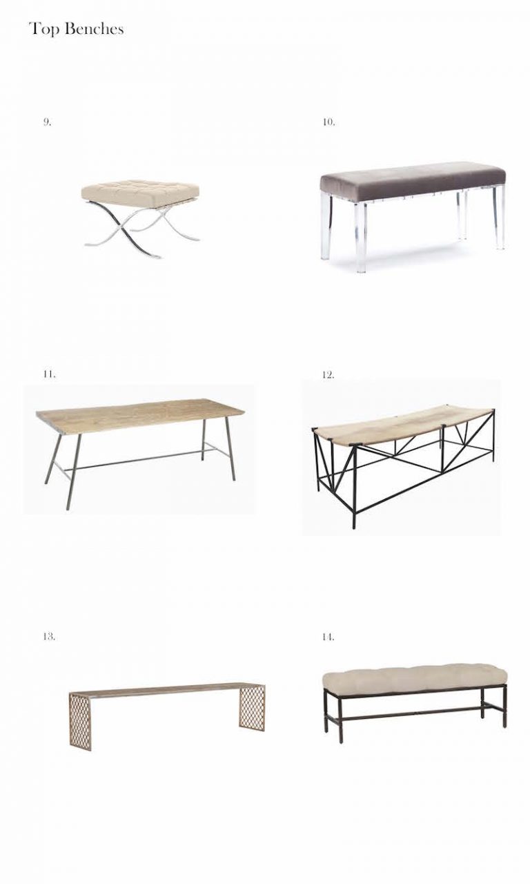 Top 20 Beautiful Benches COCOCOZY