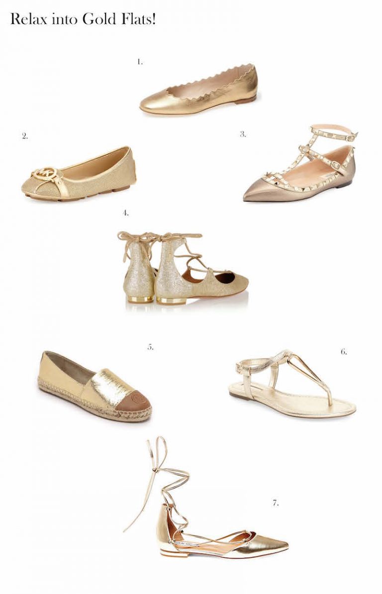 Gold Shoes - Fashion Find COCOCOZY
